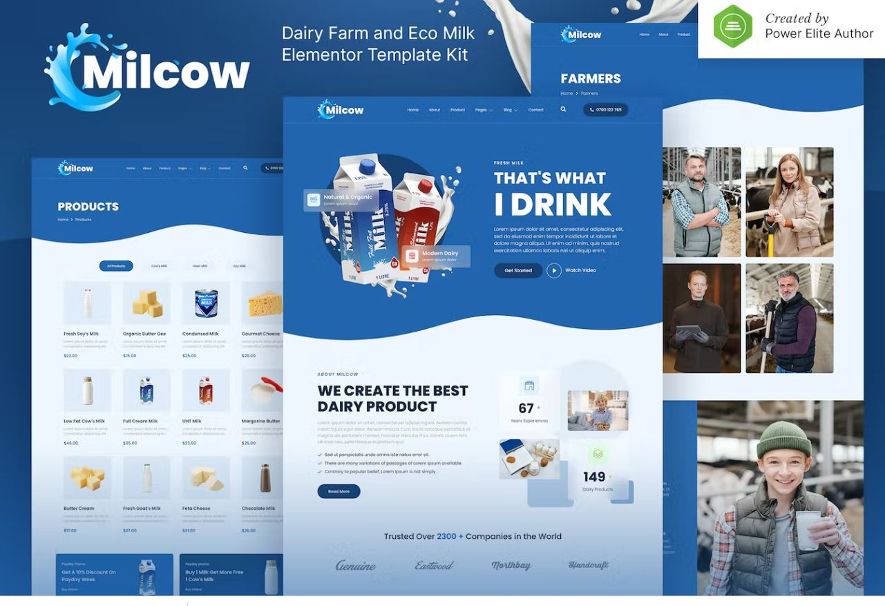 Milcow – Dairy Farm & Eco Milk - webcreator
